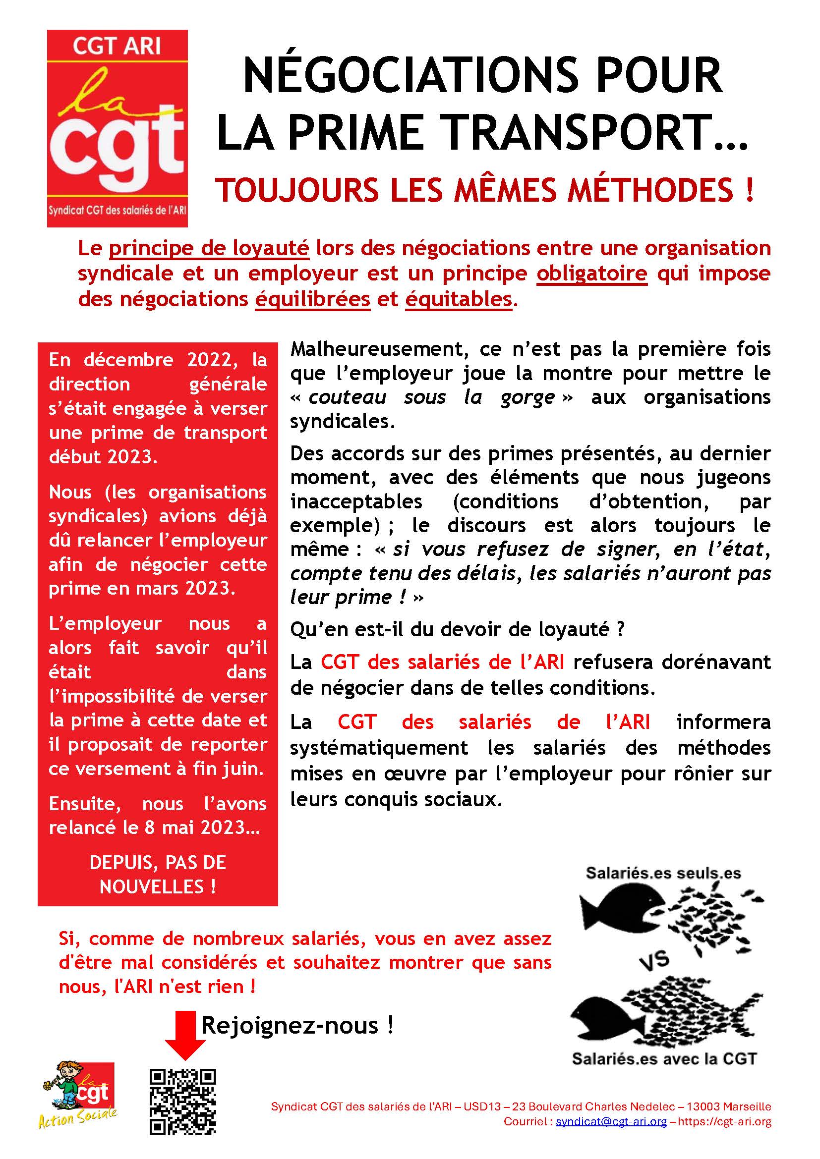 Accueil - Syndicat CGT des salariés de l'ARI